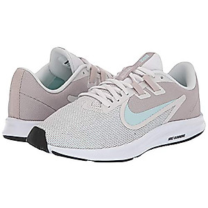 Nike Women's Downshifter 9 Sneaker, Platinum Tint/Teal Tint-Moon Particle, 6.5 Regular US