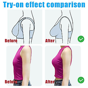 Runilut Women's Push Up Bra,Full-Coverage Underwire Bra,Hide Back Fat Deep Cup Bra,Smoothing T-Shirt Bra,Sculpting Uplift Bra Black 38DDD