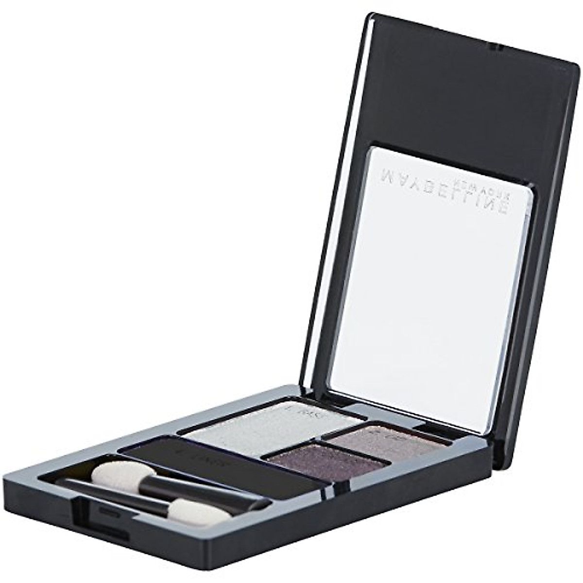 Maybelline New York Expert Wear Eyeshadow Quads, Charcoal Smokes, 0.17 oz.