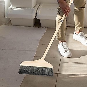 Wooden Long Handle Broom Brooms for Sweeping Indoor Sweeping Broom Indoor Broom Camping Broom Indoor Dust Broom Soft Broom Brooms for Floor Cleaning Broom for Hardwood Floors