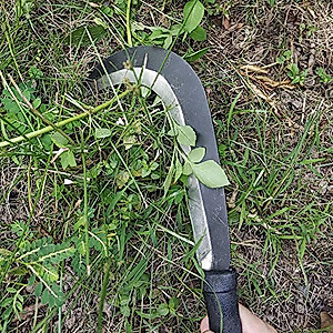 Billhook Sickle Machete Knife Brush Clearing Sickle Machete with Carbon Steel Blade Sickle Knife Billhook Machete Sickle for Grass, Harvest, Weeding Sickle Machete Billhook (2)