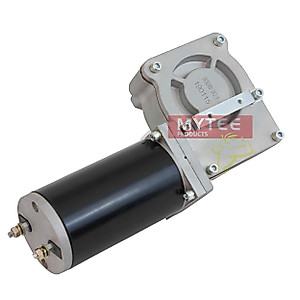 Mytee Products 900W 90:1 Tarp Motor for Dump Truck Tarp Systems with Chrome Cover 12VDC / 43 AMPS / 50 RPM (1 Year Warranty)