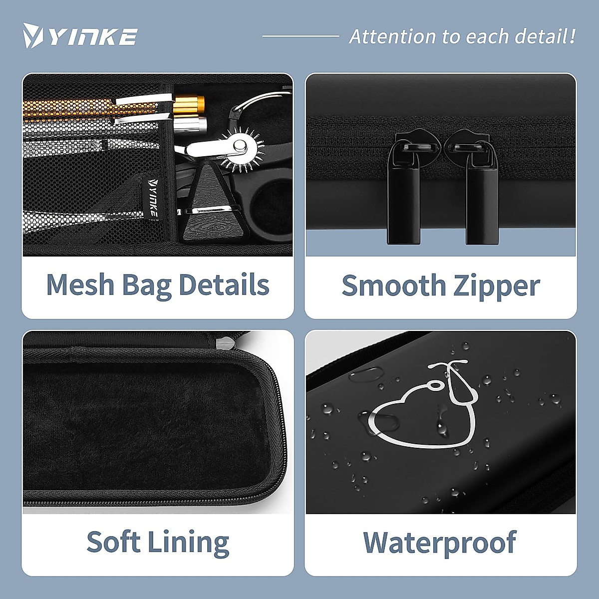 Stethoscope Case for 3M Littmann Classic III, Lightweight II S.E, MDF Acoustica Deluxe Stethoscopes, Extra Room for Nurse Accessories and Medical Equipment, Hard Carrying Case with Mesh Pocket, Black