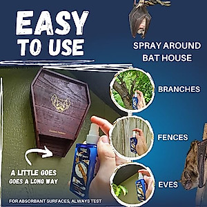Enhance Your Bat House Experience: Outdoor Oddities 4oz Bat Attractant Spray - A Natural Choice for Bat Enthusiasts