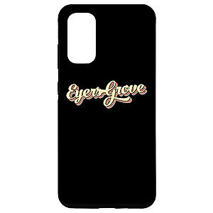Galaxy S20 Eyers Grove TShirt Retro Art Baseball Font Vintage Case