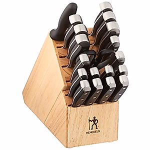 HENCKELS Statement Razor-Sharp 20-Piece White Handle Knife Set with Block, German Engineered Knife Informed by over 100 Years of Mastery