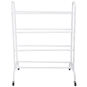 BSN SPORTS 16 Ball Cart Wide Base (16 Balls), White