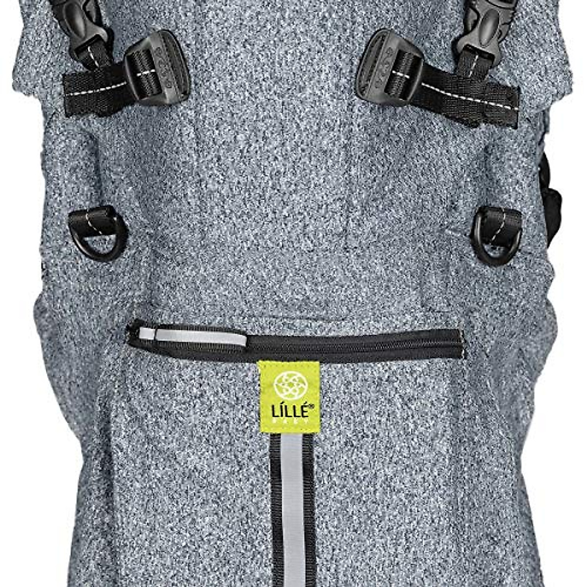 LÍLLÉbaby Pursuit Pro Ergonomic 6-in-1 Baby Carrier Newborn to Toddler - with Lumbar Support - for Children 7-45 Pounds - 360 Degree Baby Wearing - Inward and Outward Facing - Heathered Onyx