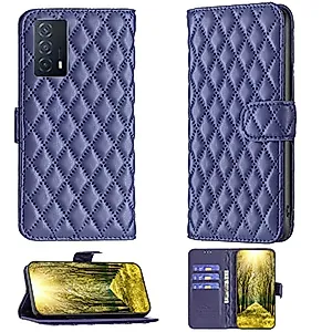 jioeuinly Flip Stand Case Compatible for Vivo Iqoo Z5 5g Phone Case Cover PU Leather Kickstand Magnetic Wallet Case XXF-LAN