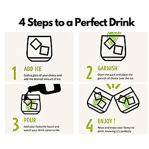 Mixologist's Garden Dried Orange Slices - Drink Garnish - Cocktail Garnish - Freeze-Dried, Not Dehydrated for superior flavor (20+ Drinks per bag)