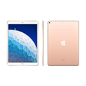 2019 Apple iPad Air (10.5-Inch, Wi-Fi + Cellular, 256GB) - Gold (Renewed)
