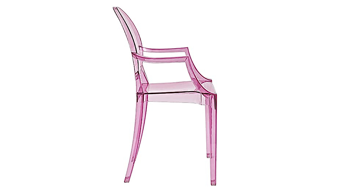 Modway Casper Pink Acrylic Arm Chair - Stylish & Versatile
