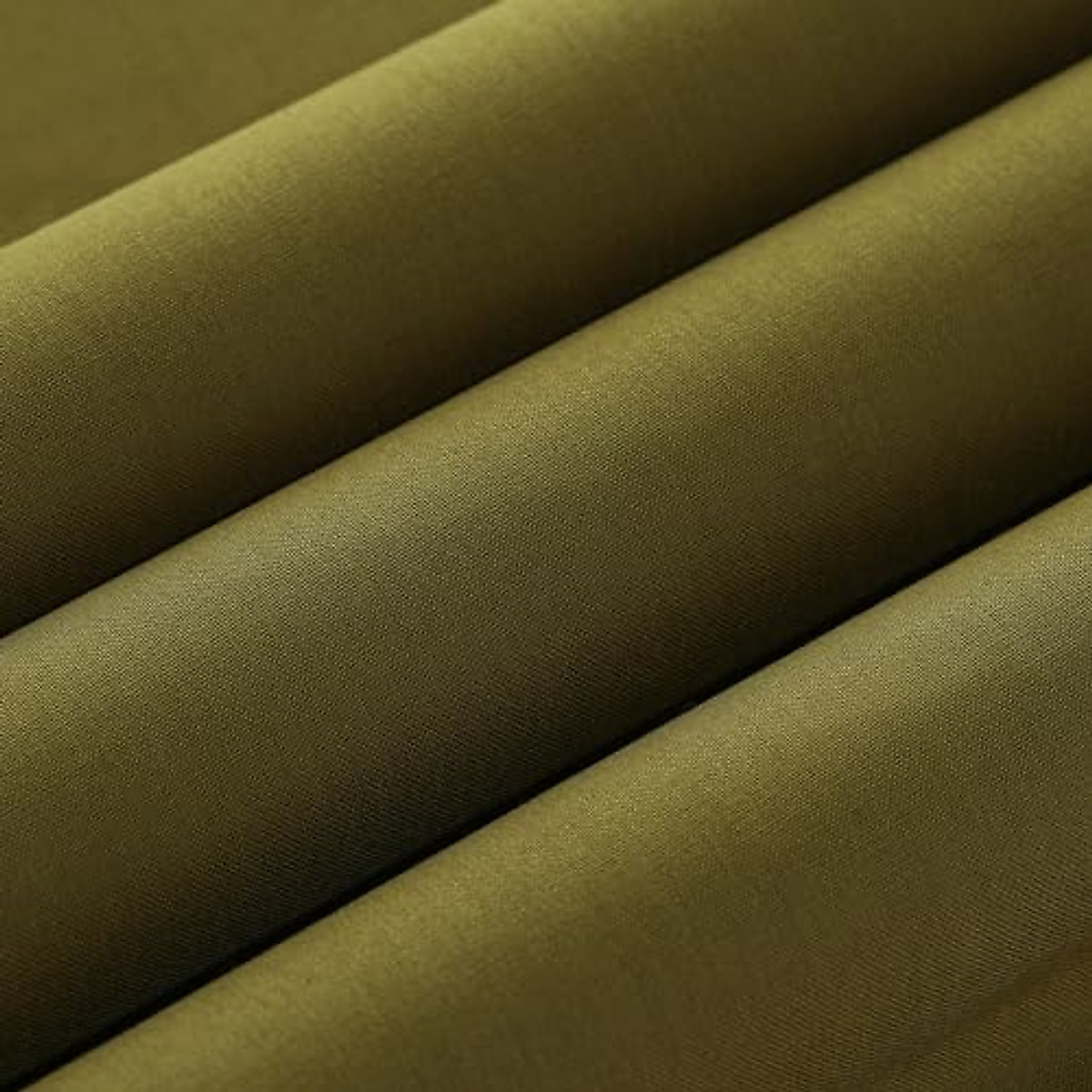 Wooqu Book Cloth, Fabric Surface and Paper Backed, Durable, Strong, 17x29”, for Book Binding, Army Green