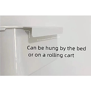 2 Pack Pink Hanging Cup Holders,10x5x4.5"Trolley Basket Storage,Rolling Cart Accessories Hanging Buckets Hanging Bins,Plant Containers,Storage Bucket,Make Up Pencil Holder,Kitchen Storage Container