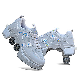Roller Skates for Women,Roller Skates Adult,Outdoor Skates for Women,Quad Roller Shoes,Shoes with Wheels for Adults,Outdoor Skates for Women,Outdoor Skates for Women,D-35