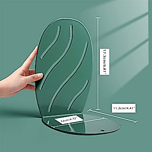 PRVDV Adjustable Bookends Creative Metal Book Holder Desktop Bookends Desk Organizer Stand Shelf Office School Stationery (Color : B)