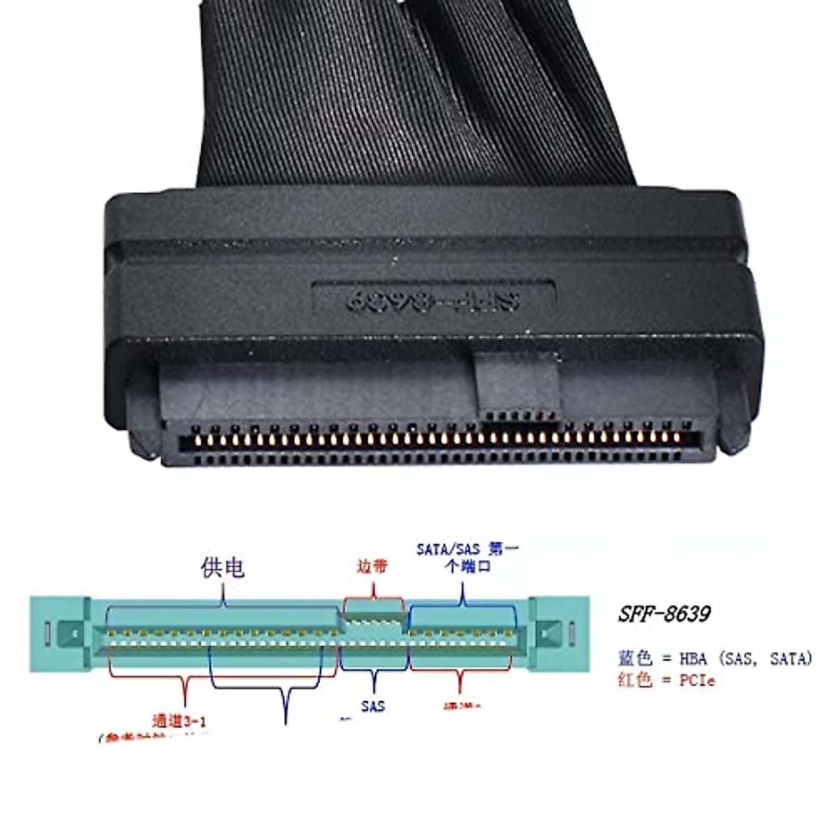 CHENYANG SFF-8639 NVME U.2 to NGFF M.2 M-Key PCIe SSD Case Enclosure for Mainboard PCI-E 4X SSD 750 p3600 p3700