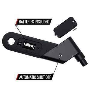 Accutire MS-4021B Digital Tire Pressure Gauge with 4 Valve Caps, 5-150psi (psi, bar, kPa, kg/cm2)