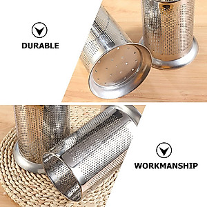 Cabilock 2pcs Kitchen Utensil Chopsticks Straw Holder Stainless Steel Silverware Holder Countertop Utensil Holder for Kitchen Home Office Pen Holder Organizer