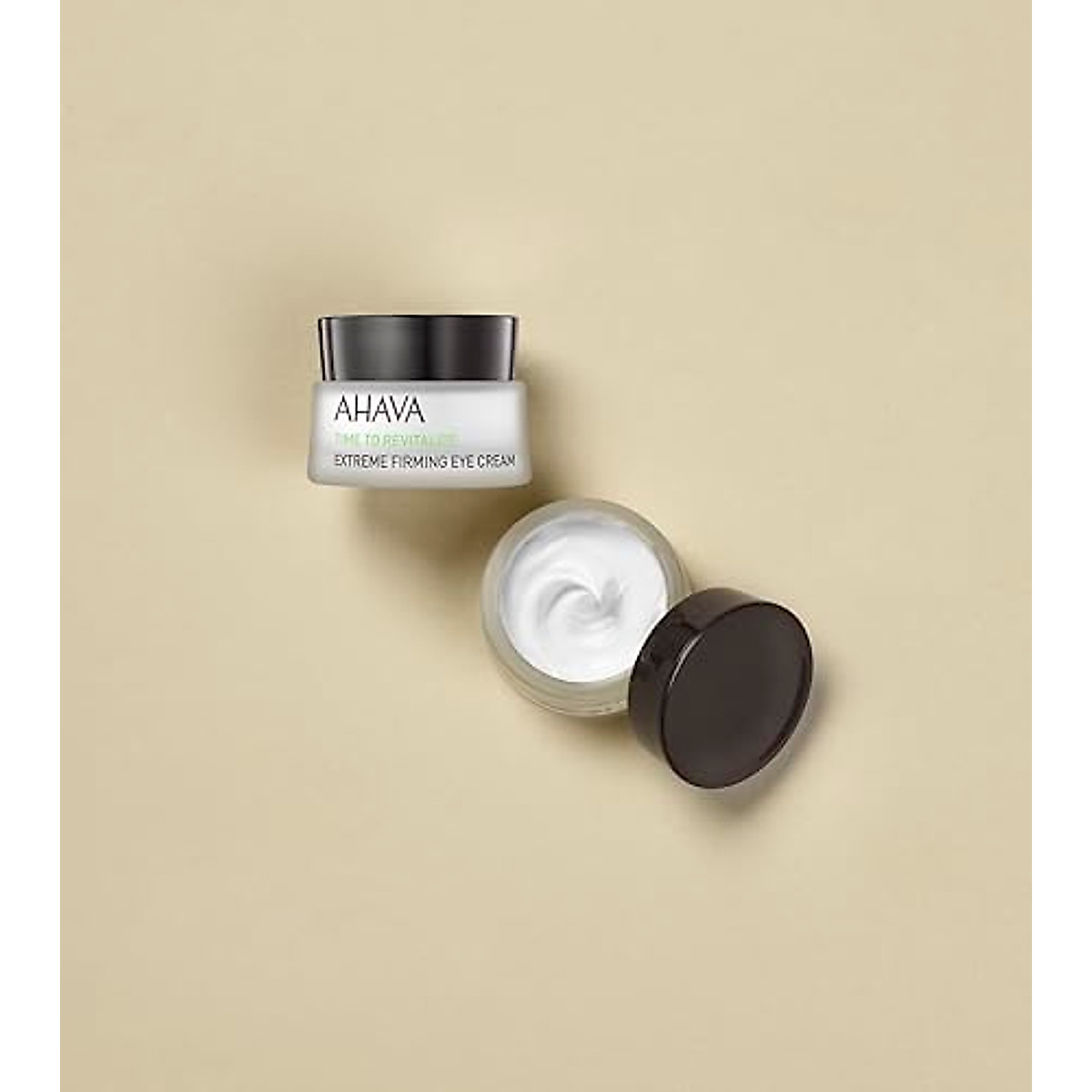 AHAVA Extreme Firming Eye Cream - Firms, Hydrates, Smoothes & Reduce Wrinkles of Eye Area, Enriched with Extreme Complex, Exclusive Dead Sea Osmoter, Peptides, Hyaluronic Acid & Shea Butter, 0.5 Fl.Oz