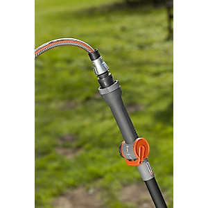 Gardena 18253-20 Connector Connection: Hose 13 mm (1/2 ") and 15mm (5/8") Packaged Premium Water Stop, 1/2-5/8-Inch, Silver/Black