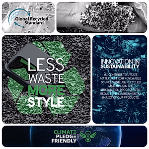 ITSKINS Spectrum Solid Protective Phone Case Compatible with Motorola ThinkPhone, Slim Hybrid Case, Anti-Slip, Heavy Duty Shockproof Cover, Military Phone Case | Black