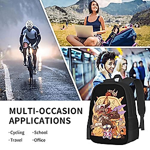 Anime Digimon Backpack Boy Girl School Bag Fashion Lightweight Daypack