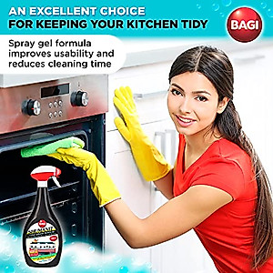 BAGI SHUMANIT - Cold Grease Remover. Spray for The immediate Removal of Stubborn and Burnt fats/Grease