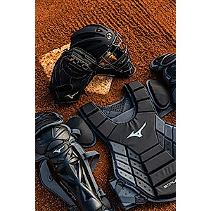 Mizuno Samurai Adult Baseball Boxed Catcher's Gear Set , Black-Grey, 15" Men's Adult