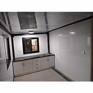 Fully Equipped 20ft Modern 2024 Luxury Prefabricated Container House 3 Bedroom 1 Bathroom 1 Kitchen - Modern Prefab Villa, Insulated Expandable Container, Mobile Tiny Home, Free Electric Water Heater