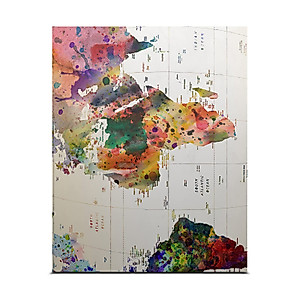 Head Case Designs Officially Licensed Mark Ashkenazi Map Of The World Art Mix Matte Vinyl Sticker Gaming Skin Case Cover Compatible With Xbox One X Console