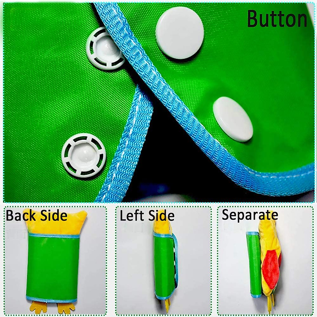 Extpro Learn to Dress Owl Doll Toys Kids Early Learning Basic Life Skills Busy Boards - Lace, Snap, Button, Zip for Preschool Education (Owl)