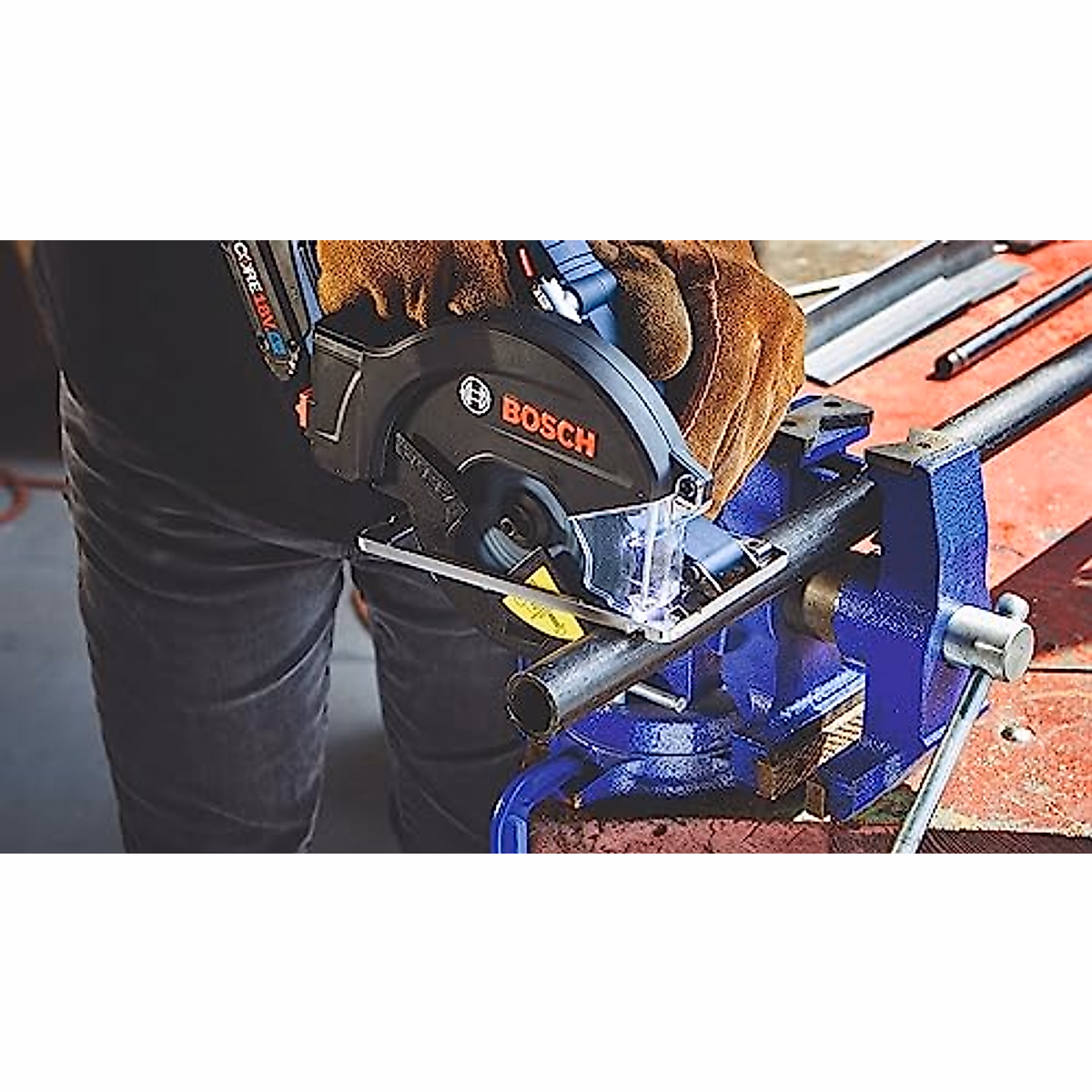 BOSCH GKM18V-20N 18V 5-3/8 In. Metal-Cutting Circular Saw (Bare Tool)