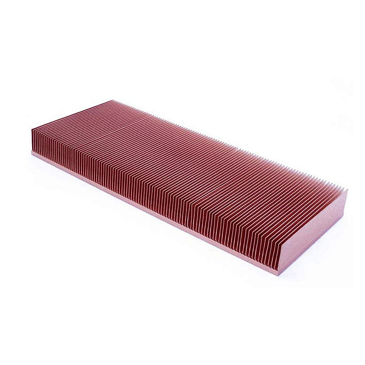 200x80x20mm Pure Copper Heatsink Skiving Fin Heat Sink for Electronic Chip LED Power Amplifier Cooling Cooler