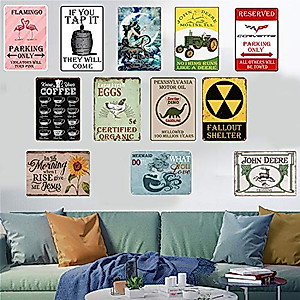 LASMINE Tin Signs in The Morning When I Rise Give Me Jesus Sunflower Bar Country Home Bedroom Creative Wall Restaurant Hang Sign Gift8X12Inch