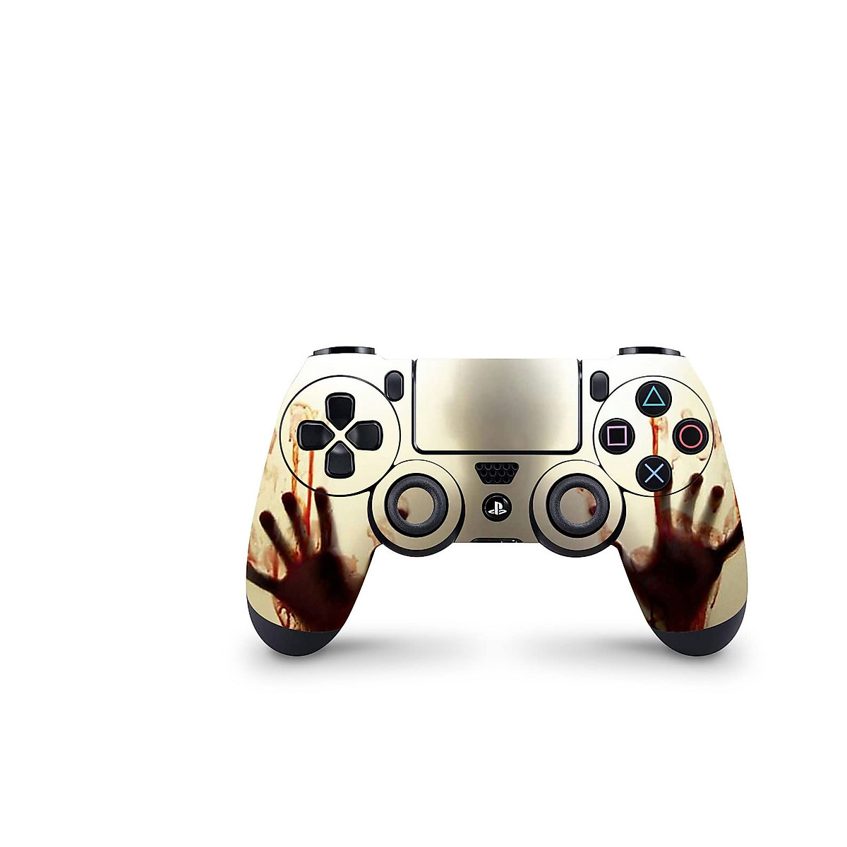 ZOOMHITSKINS Compatible with PS4 Controller Skin, Zombie Theme Hands Horror, Durable, Vinyl, Made in The USA