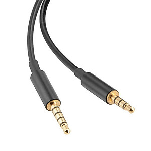 Replacement Astro A10 Cable A40 Cord 3.5mm Upgrade Metal Plug Audio Aux Cables Compatible with Astro A10 A40 A30 A50 Gaming Headset to Xbox One PS4 PC Gaming MixAmp (No Mute and Volume Controls)