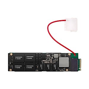 NFHK Ruler 1U GEN-Z EDSFF Short SSD E1.S to NVMe NGFF M-Key 4X Host Carrier Adapter with Power