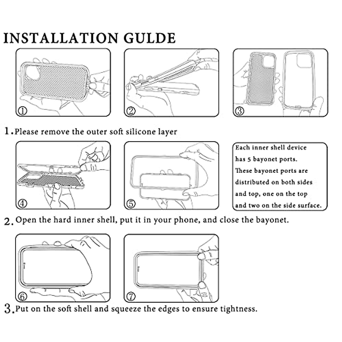 Qinmay Moto G Power 2022 WineRed-Pink Case: 3-in-1 Shockproof, Dustproof, Heavy Duty Protection with 2 HD Screen Protectors