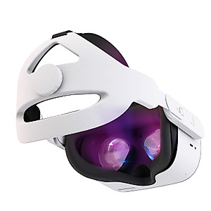 NIUVR Adjustable Head Strap Compatible with Quest 2 VR Headset，Replacement for Elite Strap，with Head Cushion Adjustable Comfortable Protective Strap，Reduce Pressure for Quest 2 Headset