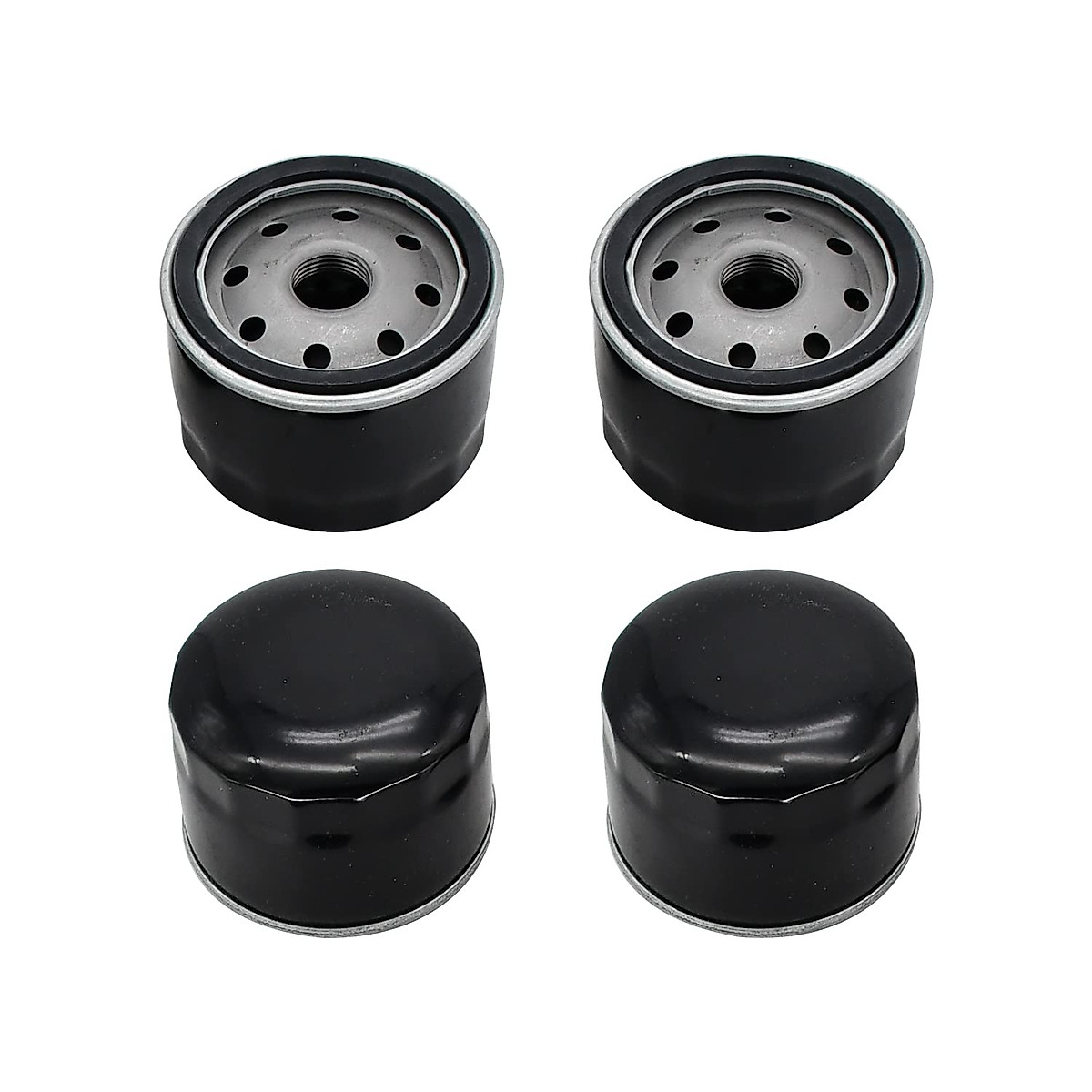 12 050 01-S Oil Filter Compatible with Kawasaki 49065-0721 49065-7007 Compatible with John Deere AM125424 Kohler 12-050-01-S 12 050 01 1205001-S Engine CH18-CH26 CV15-CV26 Lawn Mower 4Pcs