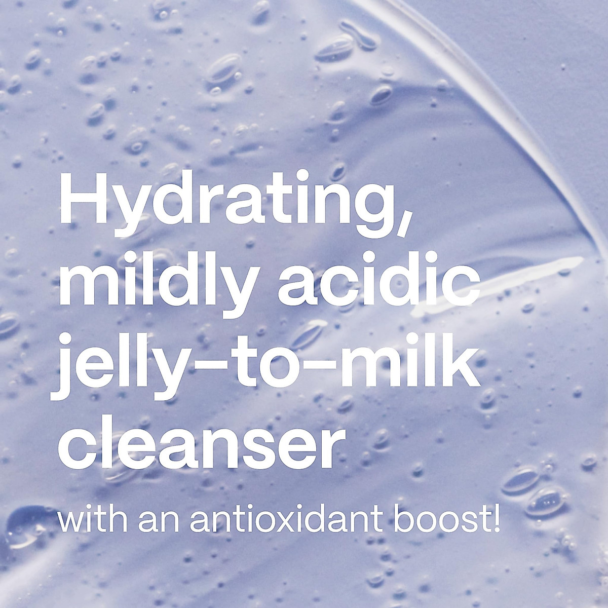 Mad Hippie Jelly Cleanser - Jelly to Milky Hydrating Face Wash for Women/Men with Rose, Chamomile, and Hyaluronic Acid, 4 Fl Oz