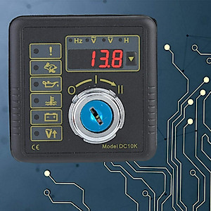 YWBL-WH Generator Controller Module DC10K Engine Manual Start Generator Controller Control Module Control Panel,