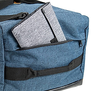 Skunk Hybrid Backpack/Duffle Navy Denim - Smell Proof - Weather Resistant- With Combo Lock US PATENT NUMBER D819327