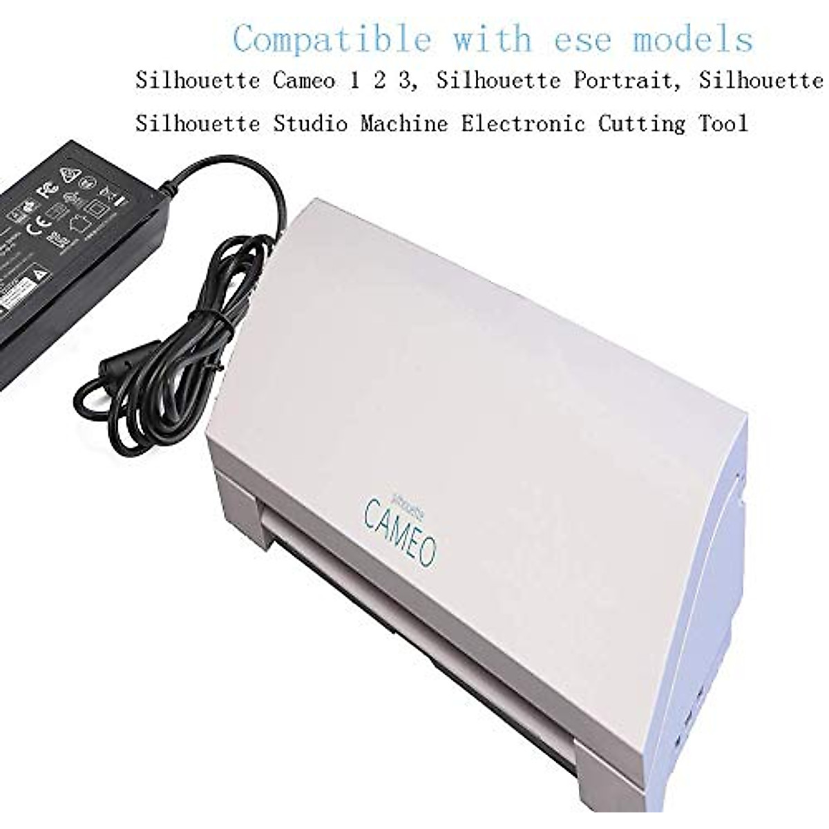 TOP-SPEED Power Supply Adapter for 24v Silhouette Cameo 1 2 3 4, Silhouette Portrait Silhouette SD, Silhouette Studio Machine Electronic Cutting Tool Power Cord