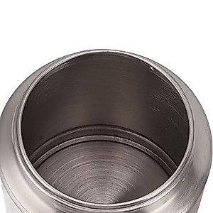 Hand Crank Coffee Grinder 304 Stainless Steel Grinding Degree, Detachable Mill with Individual Bean Container, Manual Operation for Home Use (Large)