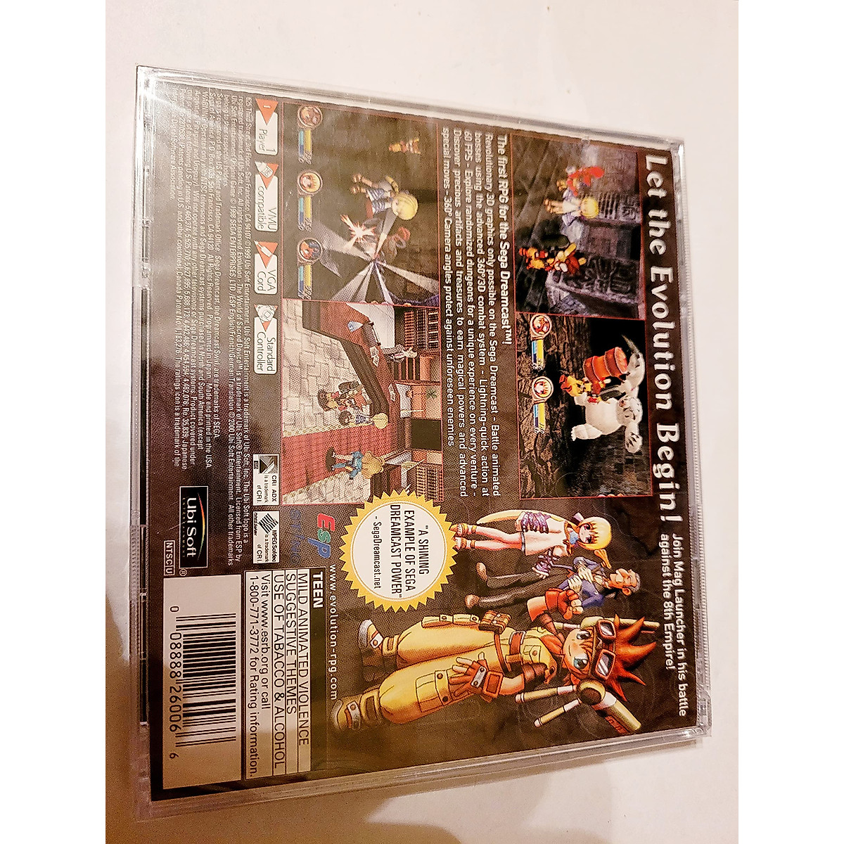 Evolution: The World of Sacred Device - Sega Dreamcast