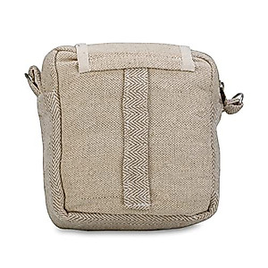 Suman Enterprises Pure Hemp Bag Handicraft Stylish Sling Bag Elegant Style Bag For Travel & Walk(White)