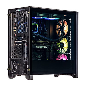 Velztorm Rivex CTO Gaming Desktop (Intel i9-12900K 16-Core, GeForce RTX 3080 10GB, 64GB DDR5 4800MHz, 2TB PCIe SSD + 6TB HDD, RGB Fans, 240 mm AIO, 1000W PSU, WiFi 6, BT 5.2, Win 10 Pro)