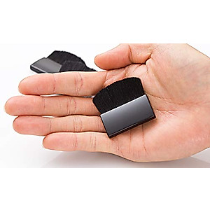 Small Square Powder / Blush Compact Brush - 4 Pieces